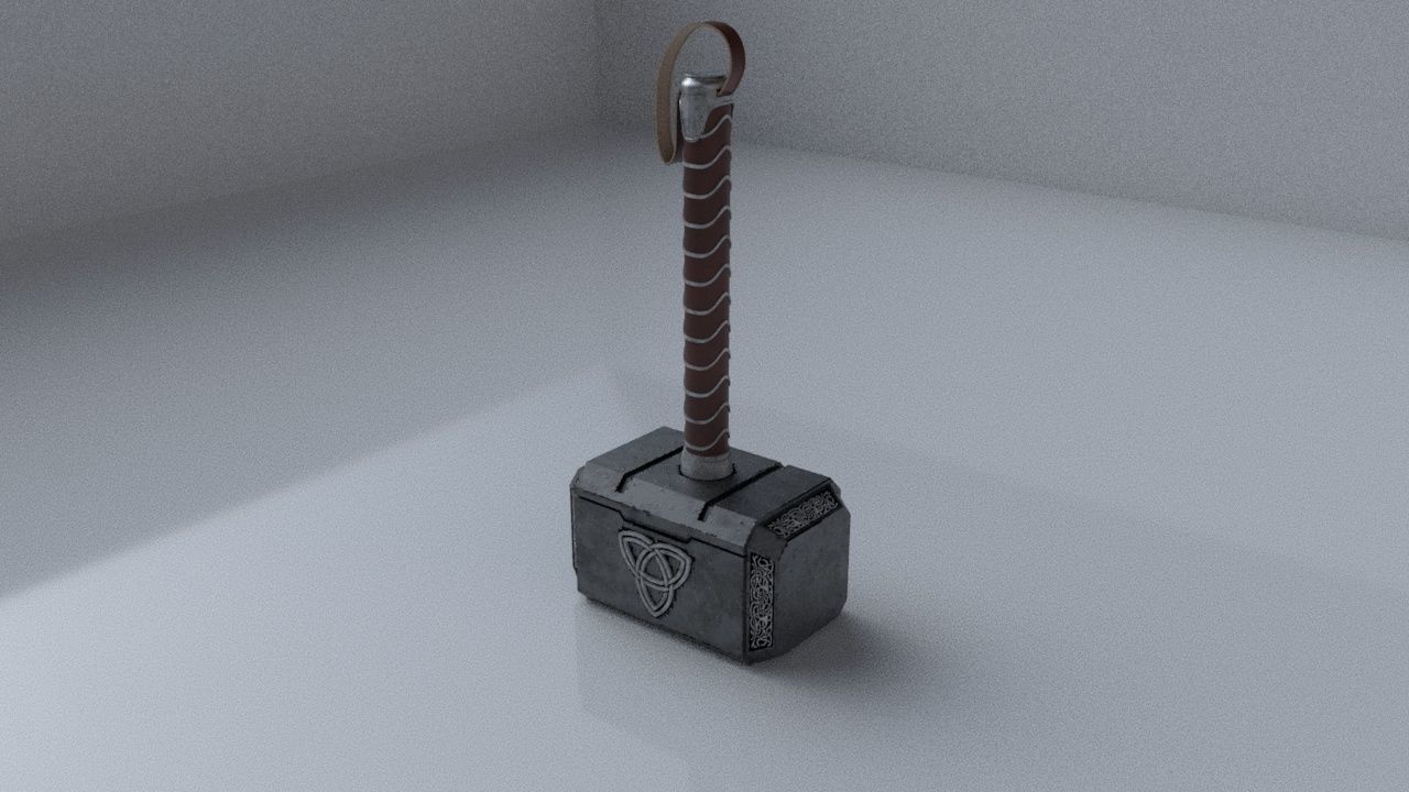 thor hammer milnor 3D model | CGTrader