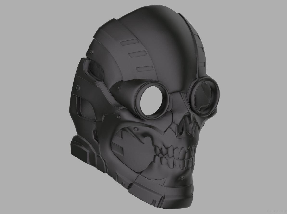 Kabal mask for face from Mortal Kombat 11 3D model 3D printable | CGTrader