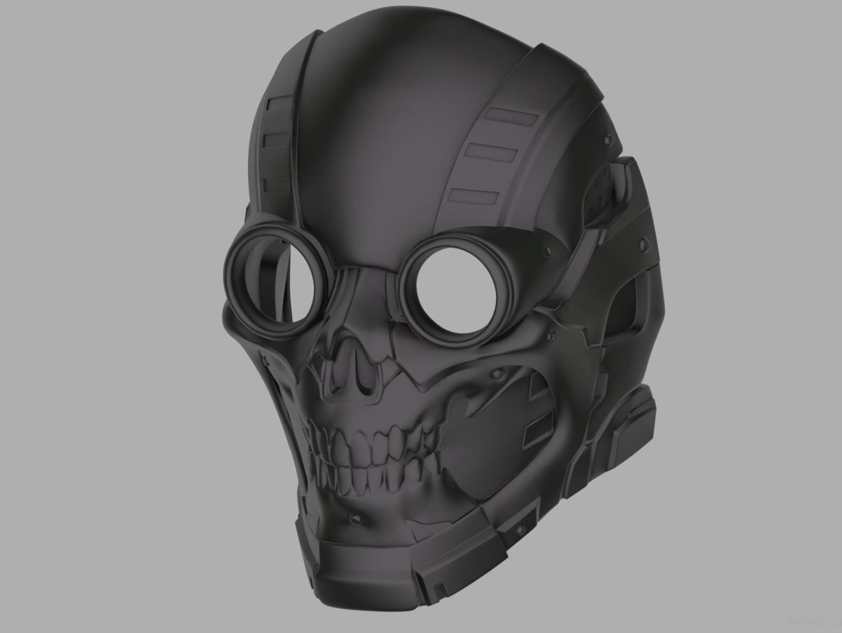 Kabal mask for face from Mortal Kombat 11 3D model 3D printable | CGTrader
