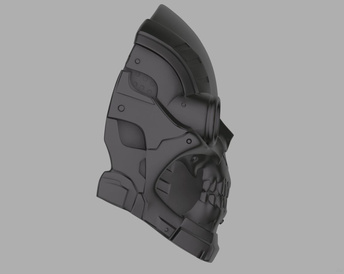 Kabal mask for face from Mortal Kombat 11 3D model 3D printable | CGTrader