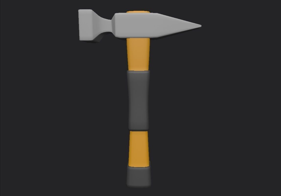 3D model Hammer model Low Poly Game Ready VR / AR / low-poly | CGTrader