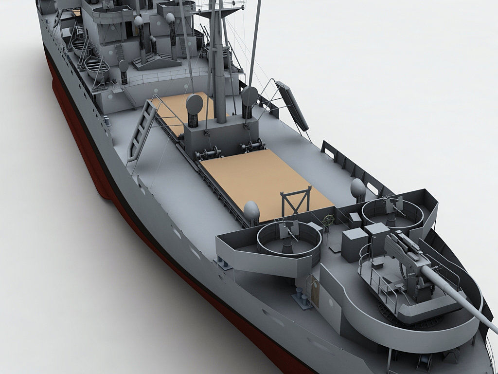 Liberty Ship Cargo Vessel 3D model | CGTrader