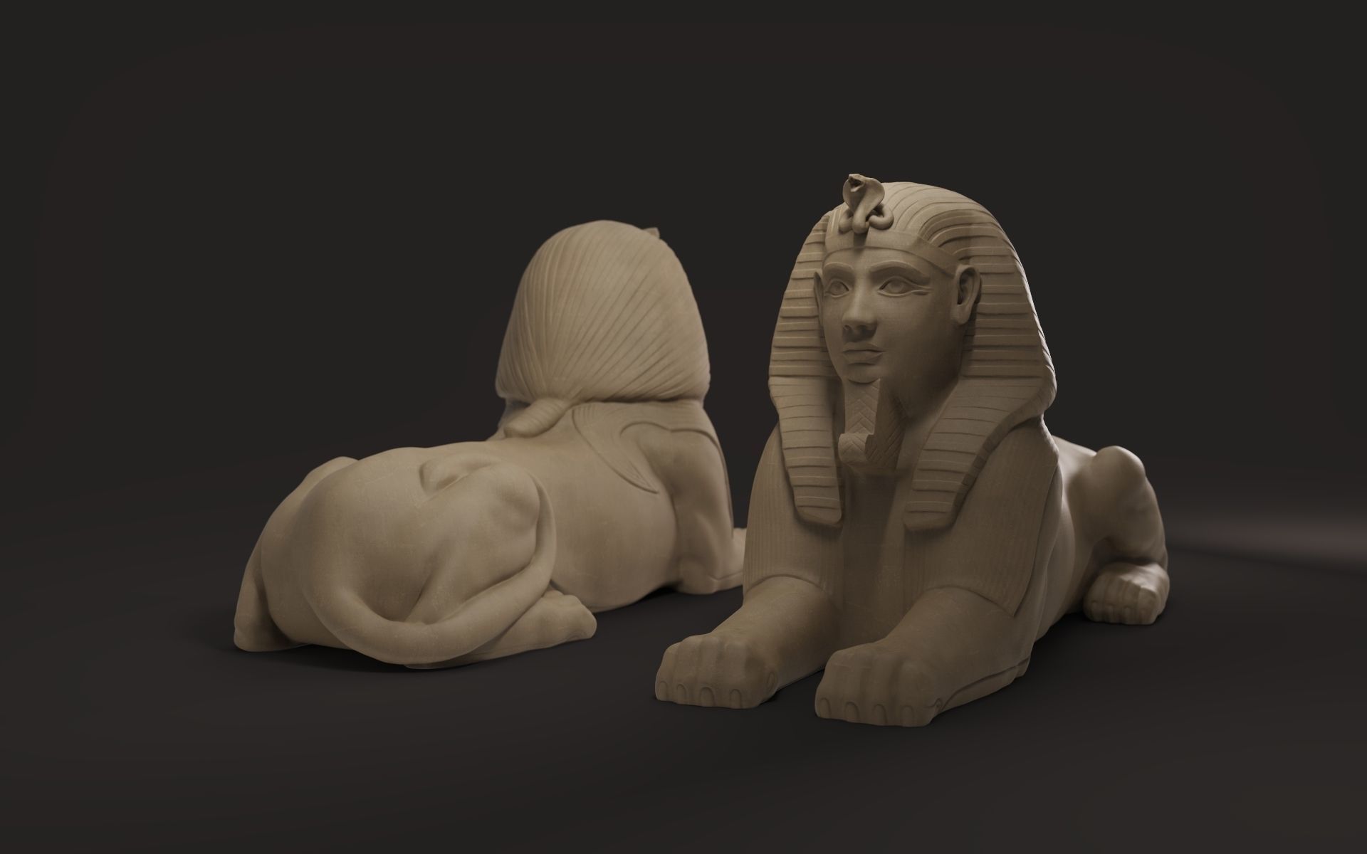 Egyptian Sphinx 3D model | CGTrader
