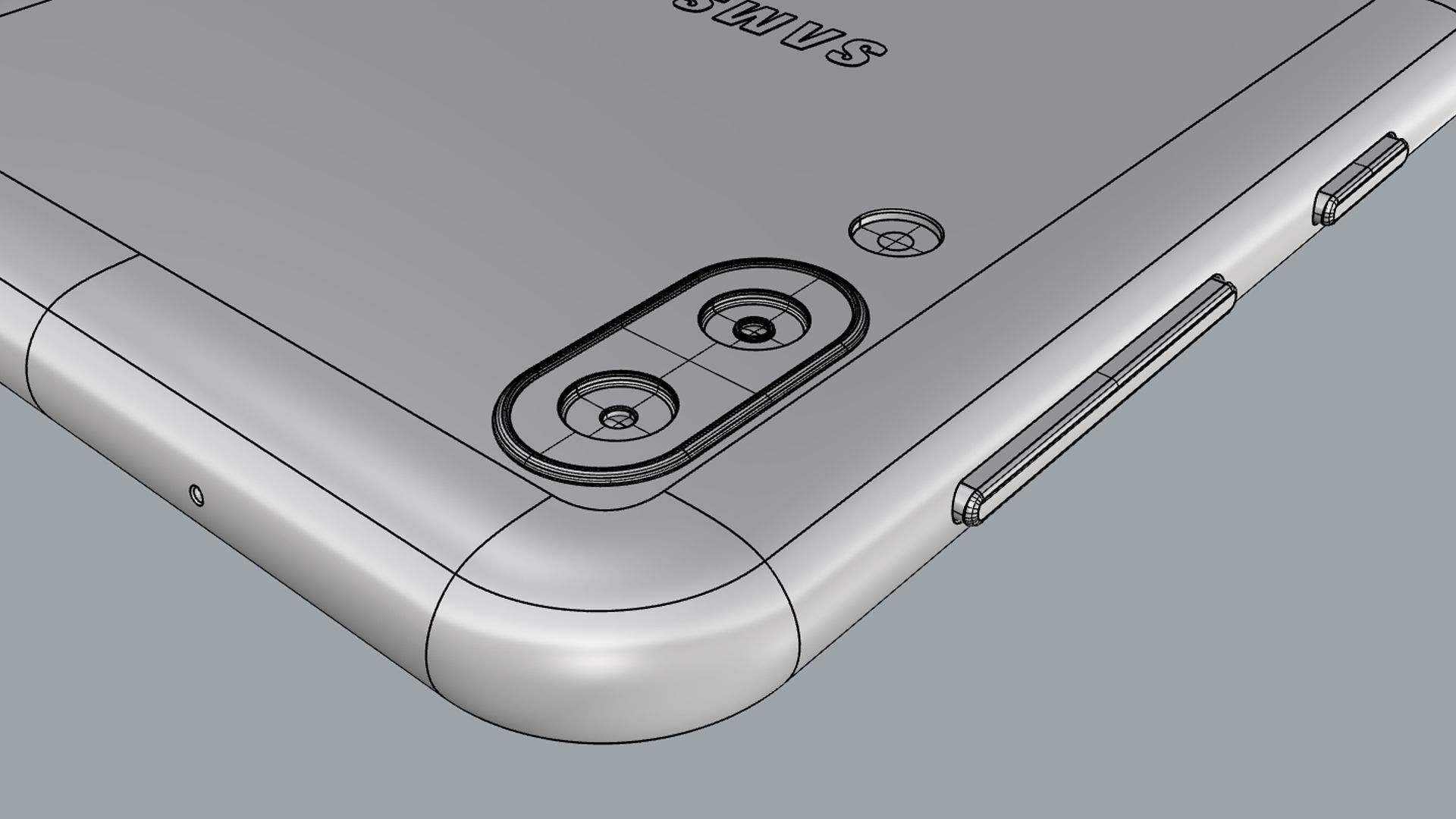 Samsung Galaxy M10 Blue 3D model | CGTrader