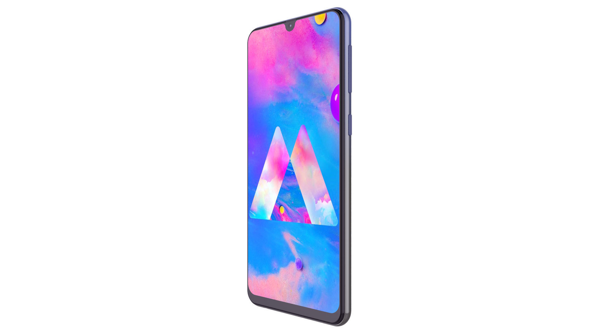 Samsung Galaxy M30 Blue 3D model | CGTrader