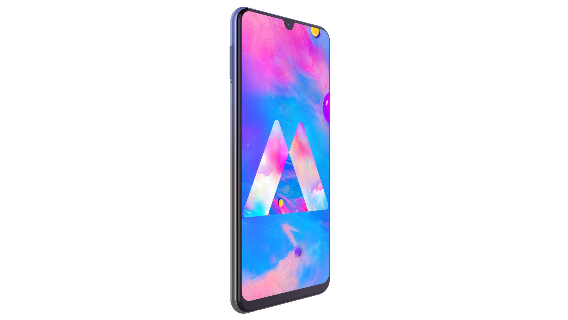 Samsung Galaxy M30 Blue 3D model | CGTrader