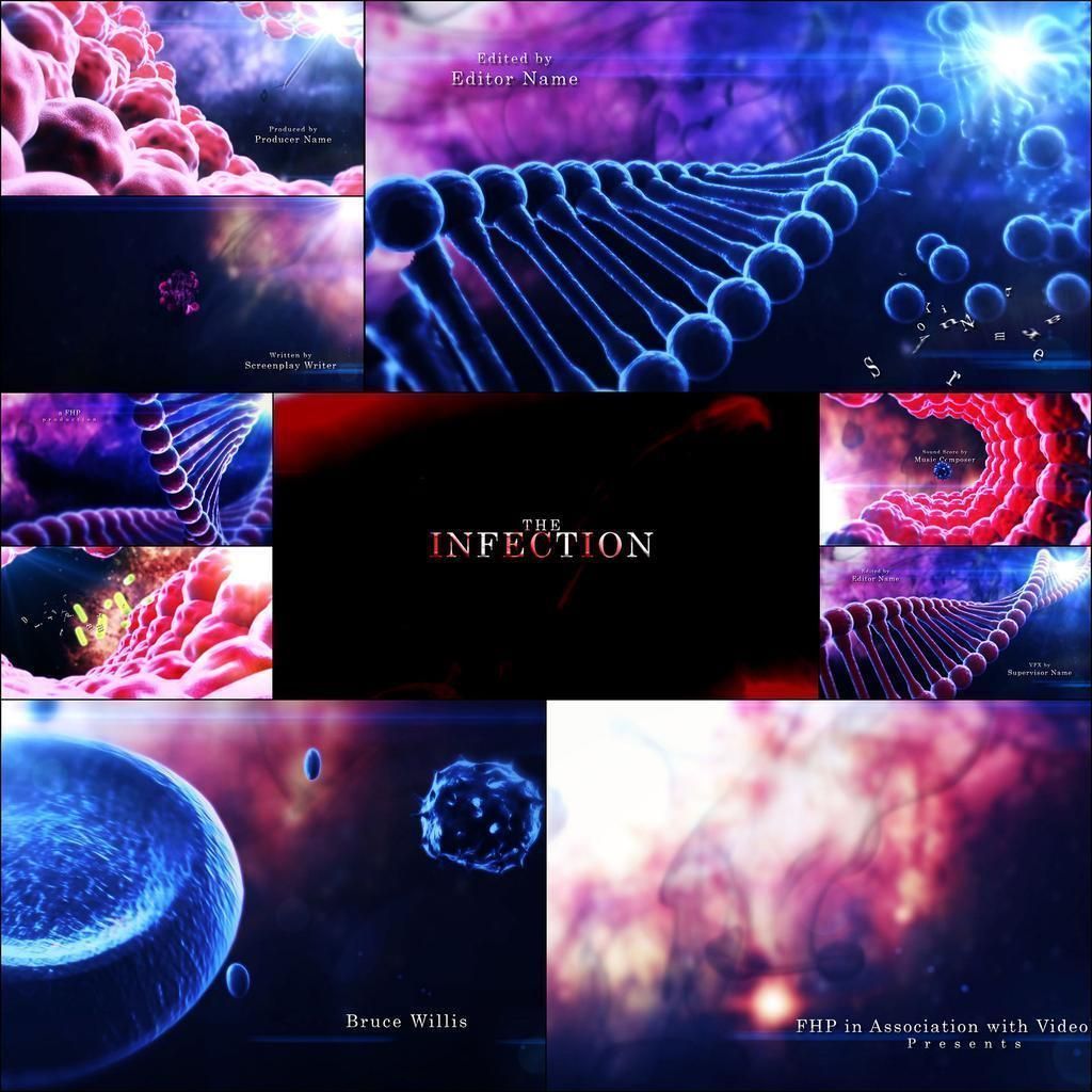 DNA Virus Blood Cell Bacteria Round Cell Microbiology Model 3D model ...