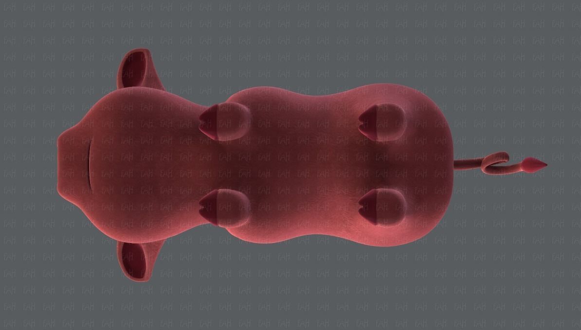 3D model Pig cartoon V03 VR / AR / low-poly | CGTrader