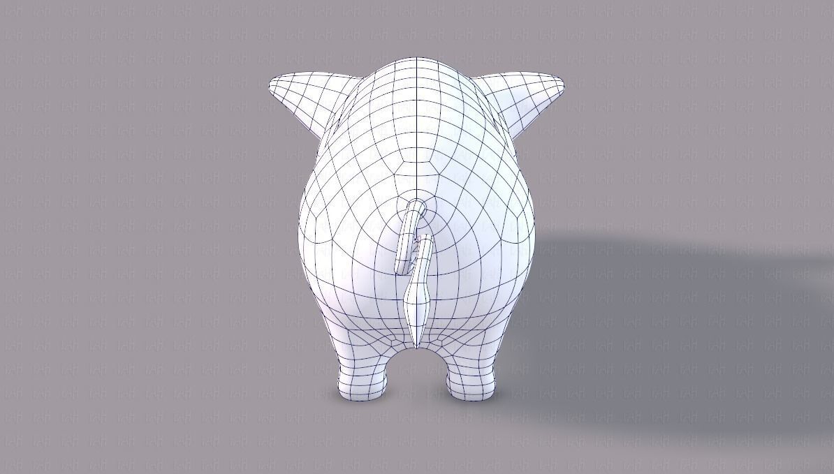 3D model Pig cartoon V03 VR / AR / low-poly | CGTrader