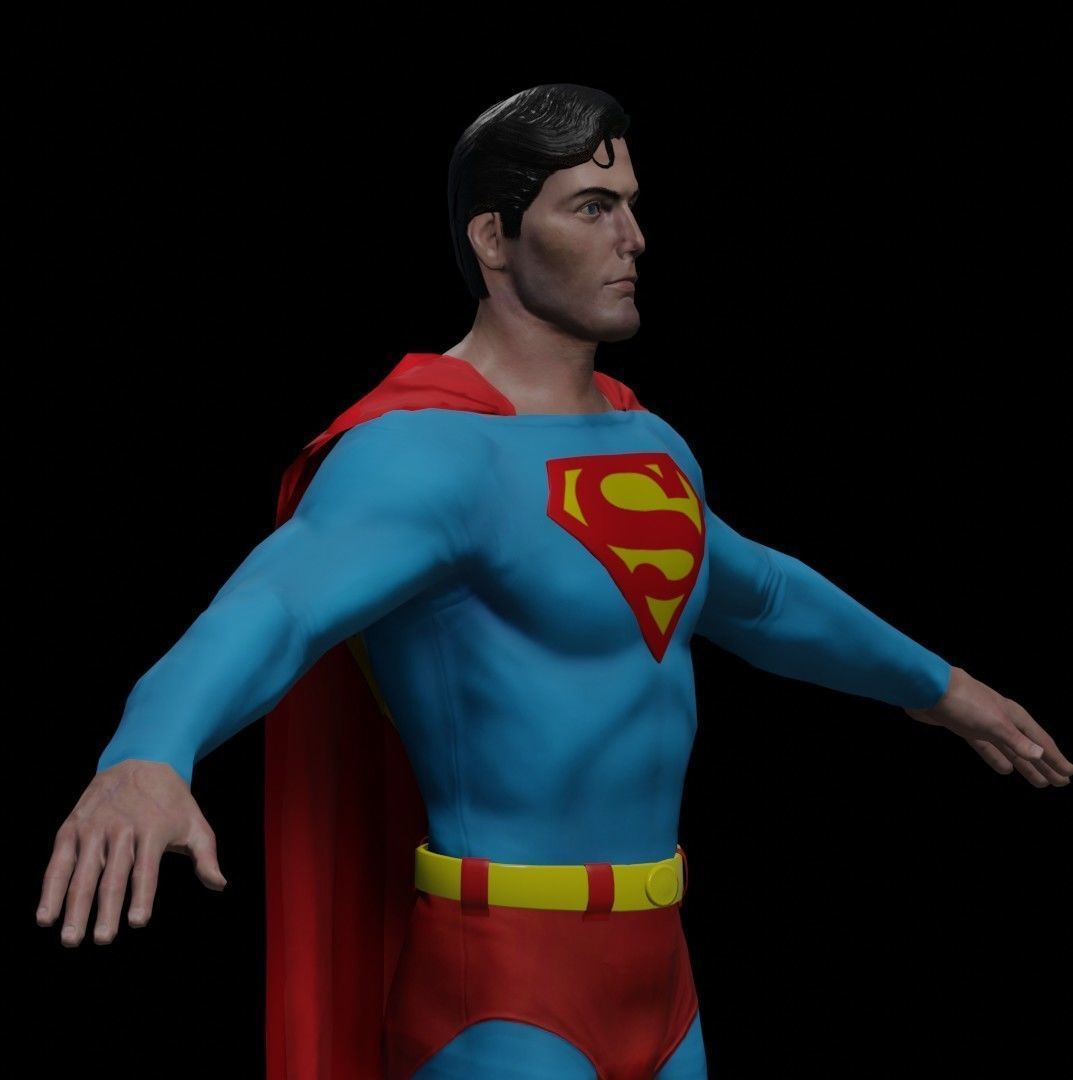 3D model Superman the Movie Model VR / AR / low-poly | CGTrader
