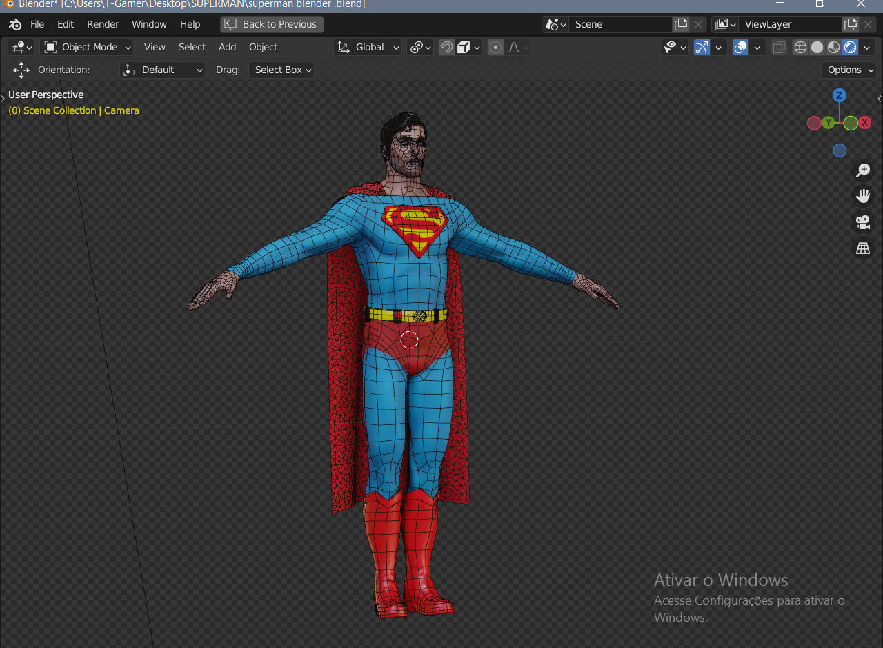 3D model Superman the Movie Model VR / AR / low-poly | CGTrader