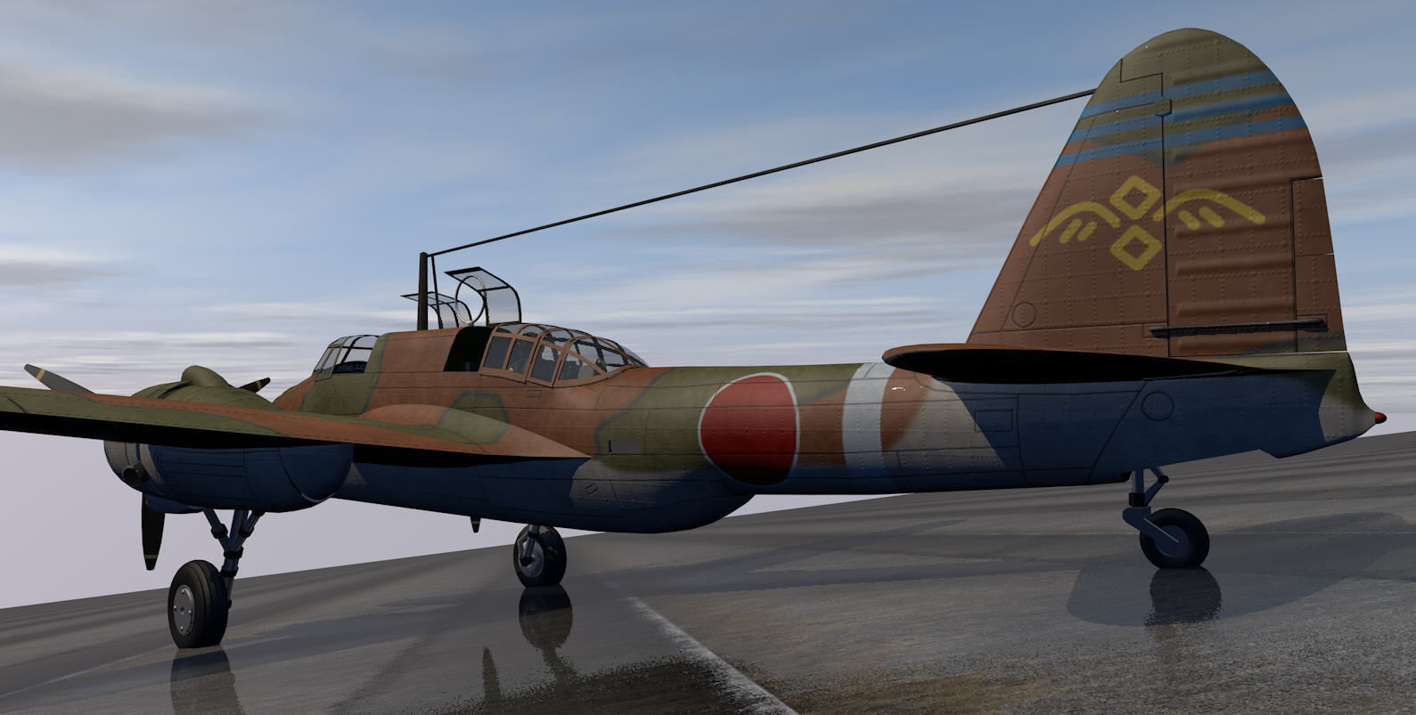 Kawasaki Ki-48 Sokei - aka Lily 3D model | CGTrader