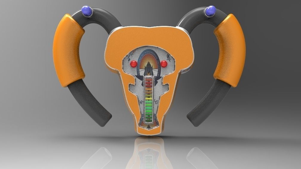 BLOODHOUND SSC Steering Wheel free 3D model | CGTrader