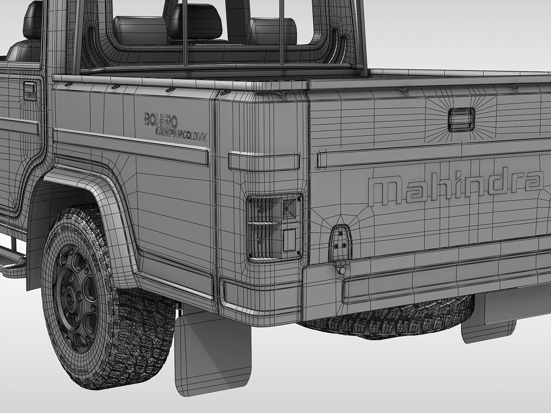 Mahindra Bolero Camper 2018 3D model | CGTrader