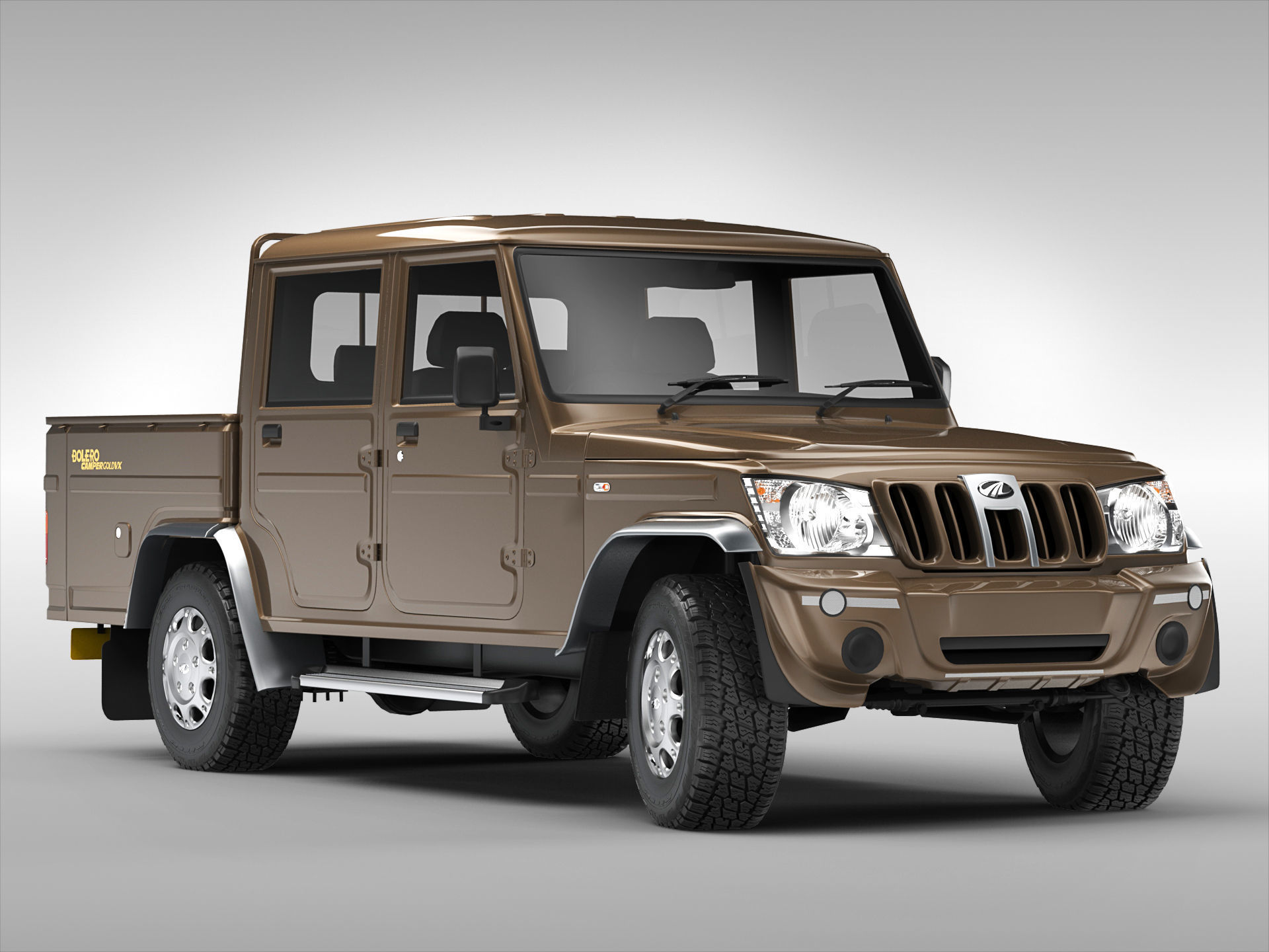 Mahindra Bolero Camper 2018 3D model | CGTrader