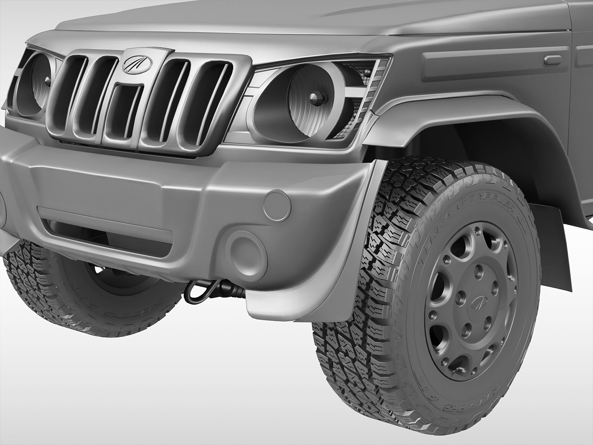 Mahindra Bolero Camper 2018 3D model | CGTrader