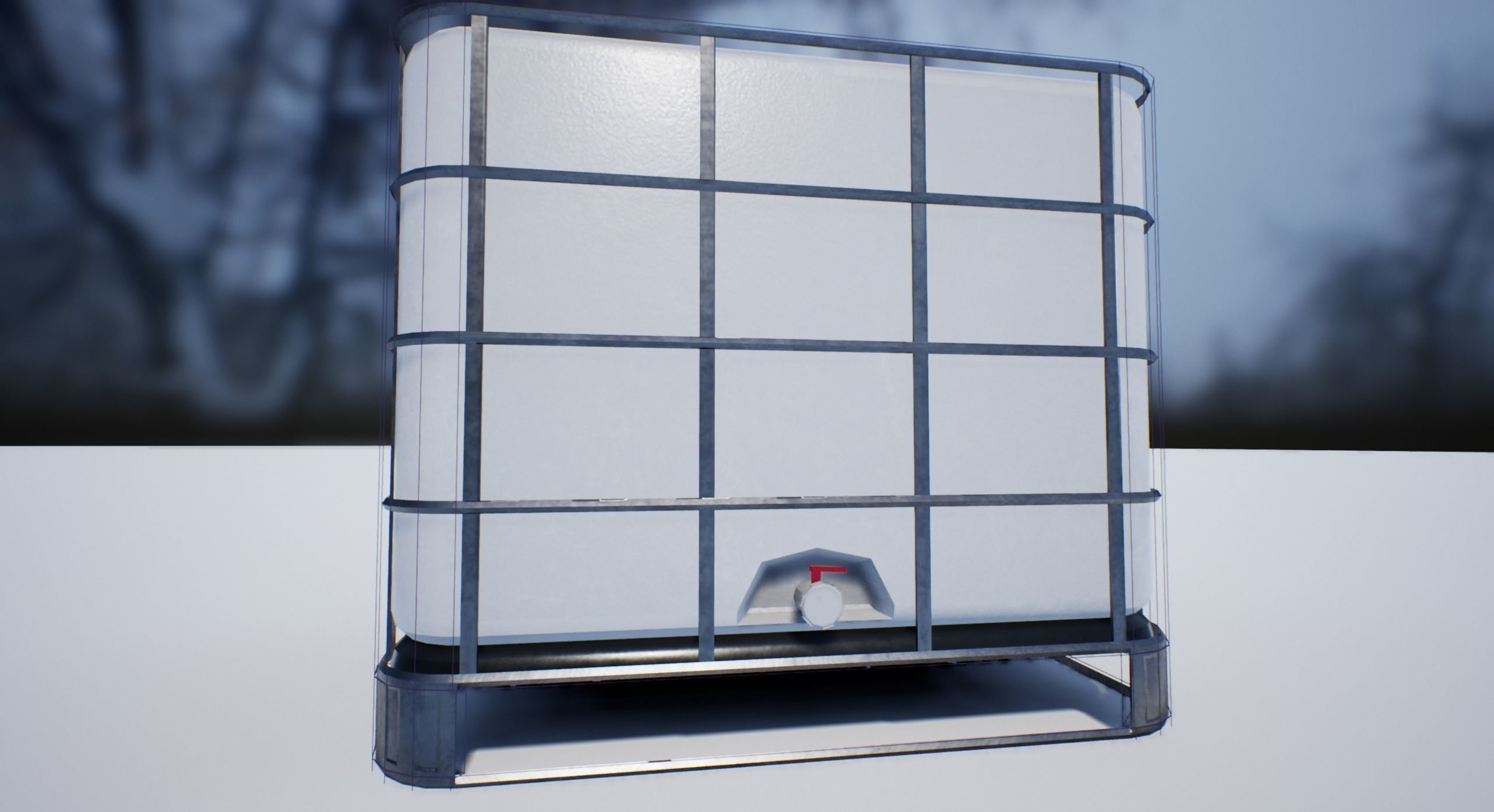 3D model Caged Water Tank PBR VR / AR / low-poly | CGTrader