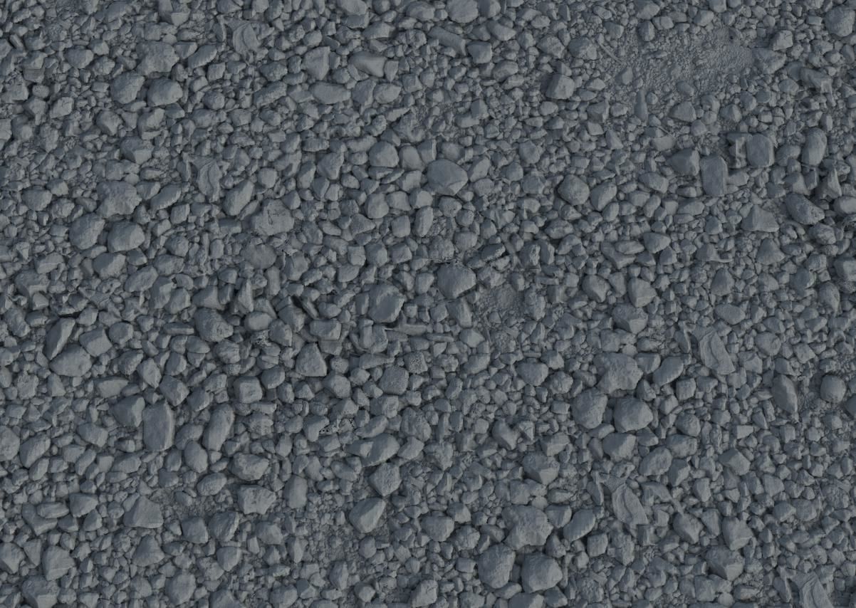 Small Stone Side Road Texture | CGTrader