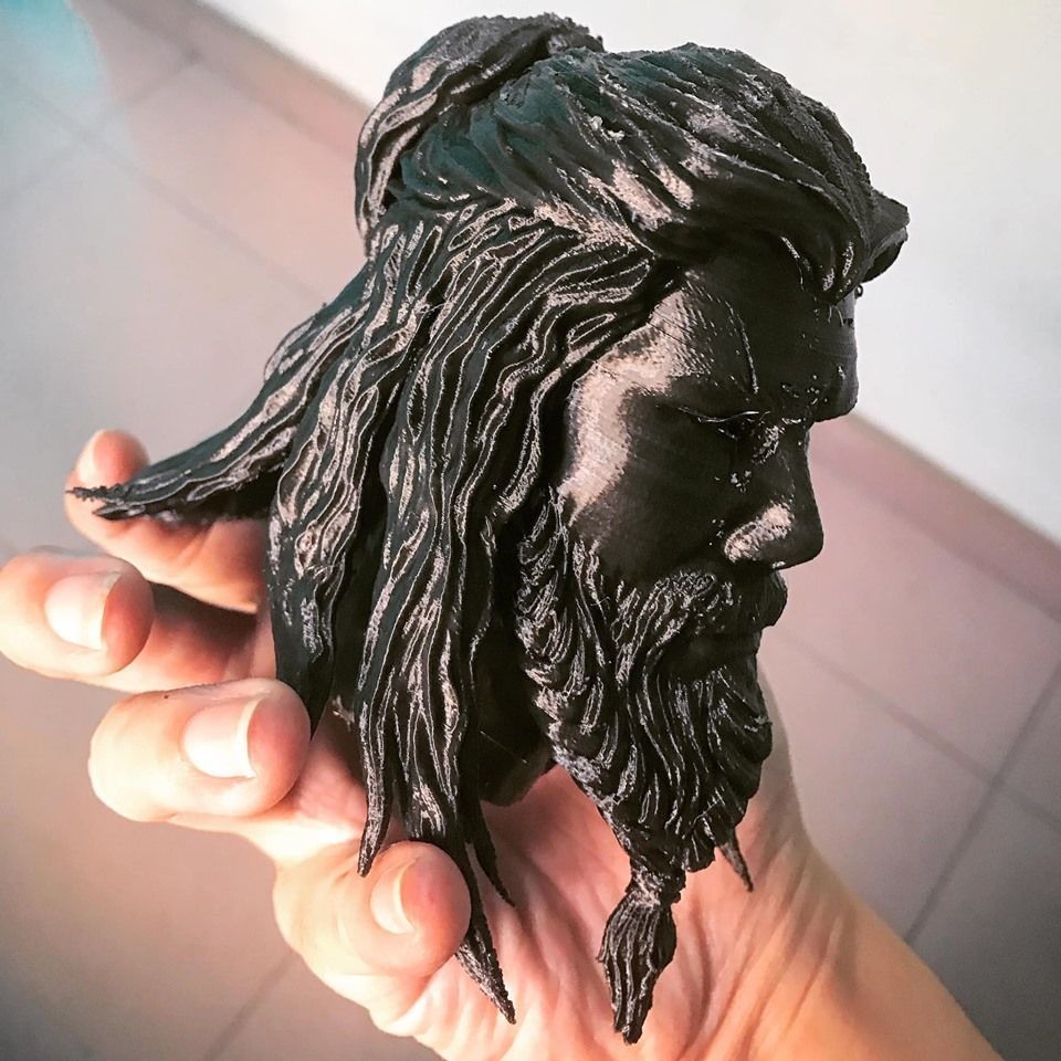 Thor Long Beard Bust-Avenger -Infinity war -Endgame -Marvel 3D model 3D ...