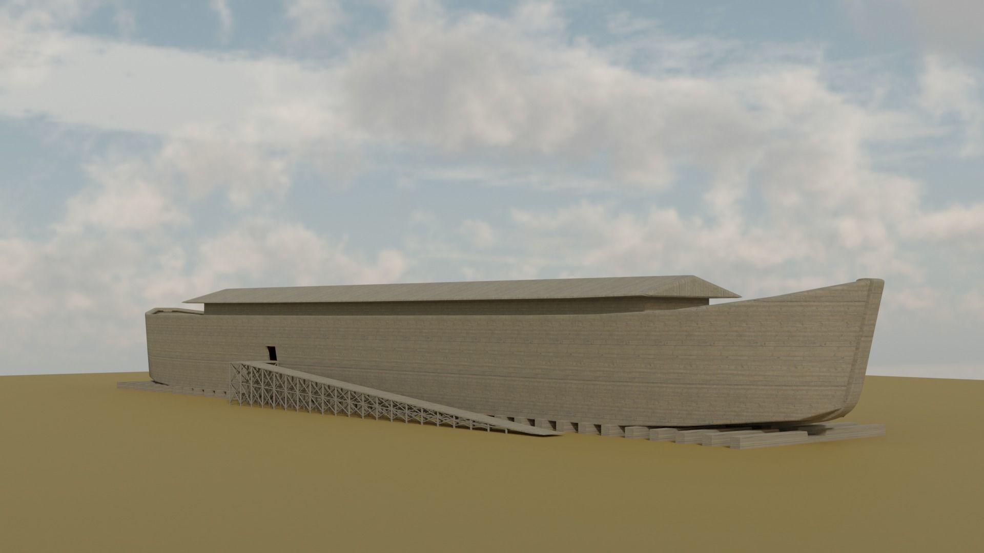 The Ark 3D Model boat free 3D model | CGTrader