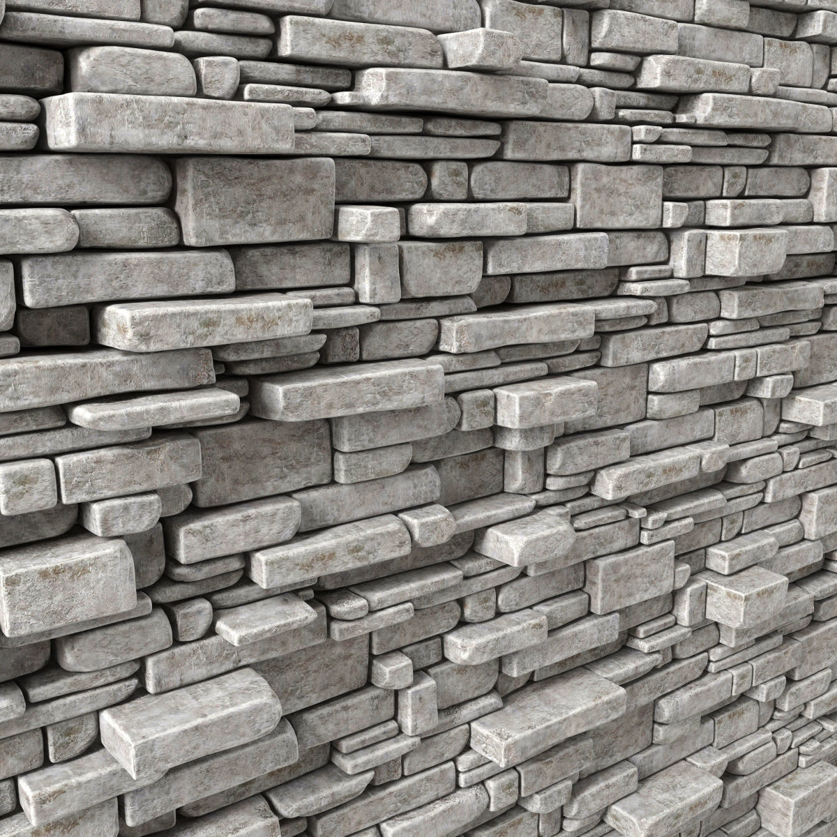 White stone decorative panel 3D model | CGTrader