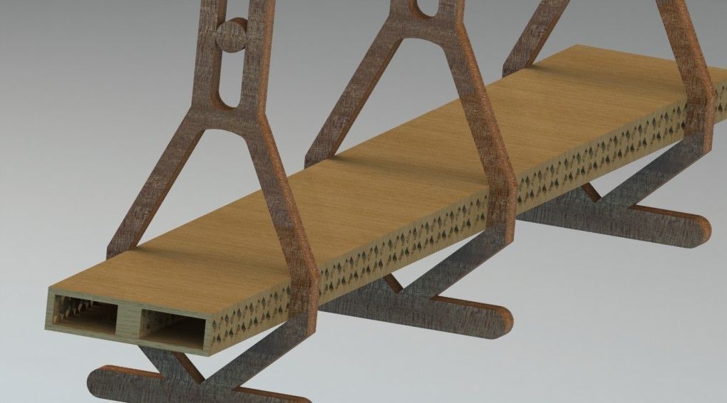 Wooden Bridge model concept free 3D model | CGTrader