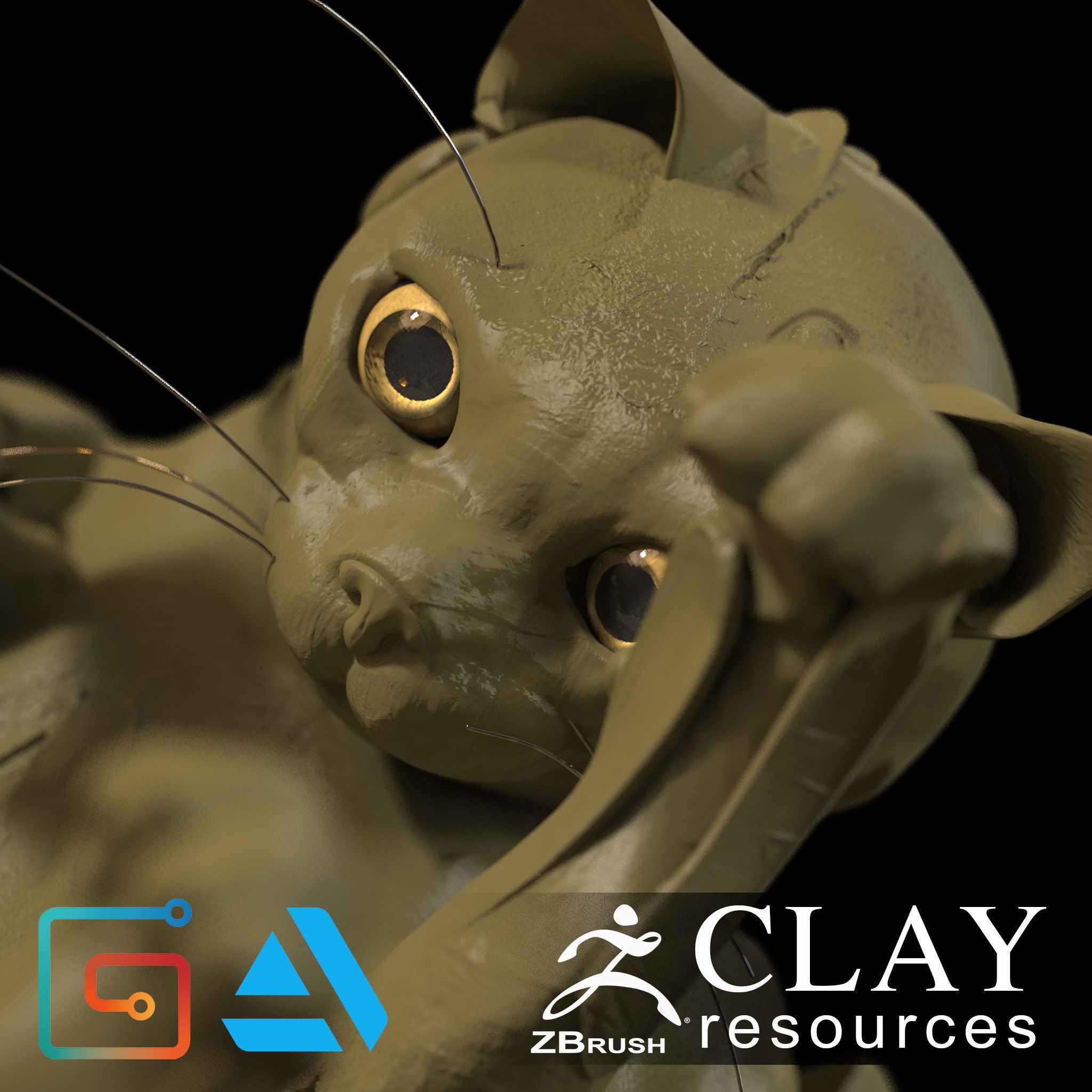 Clay resources for Zbrush 3D model | CGTrader