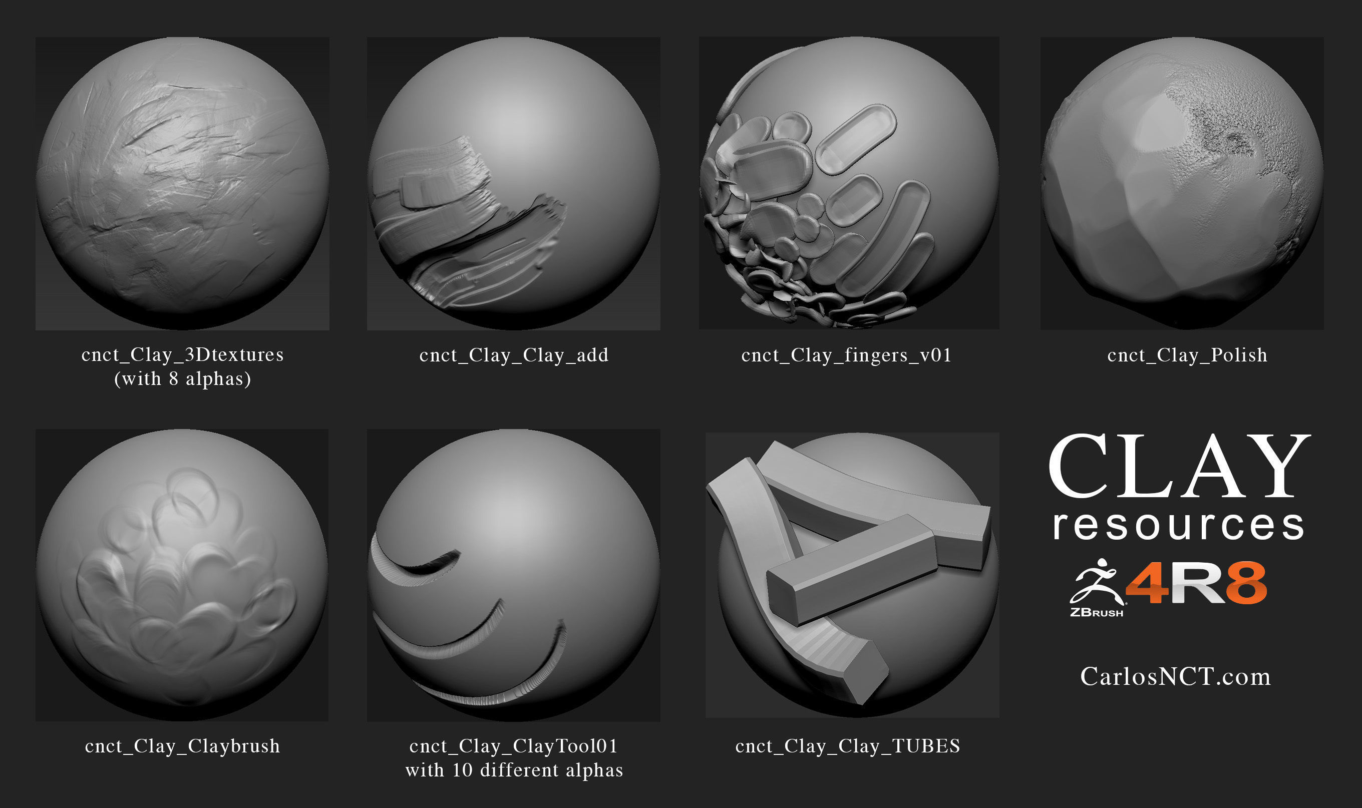 Clay resources for Zbrush 3D model | CGTrader