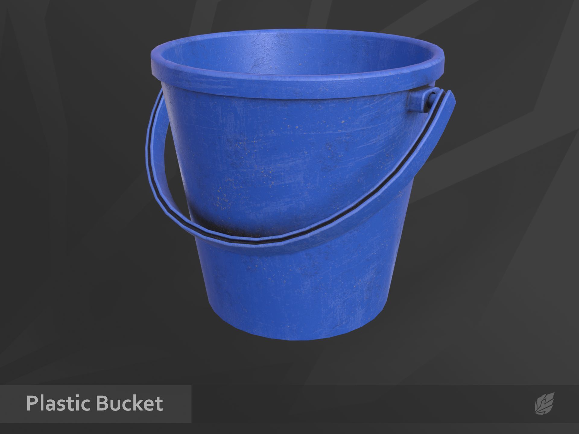 3D model Plastic Bucket VR / AR / low-poly | CGTrader