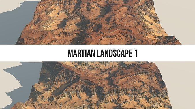 Martian Landscape 8k Heightmap Pack Texture | CGTrader