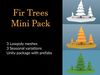3D model Fir Trees Mini Pack VR / AR / low-poly | CGTrader
