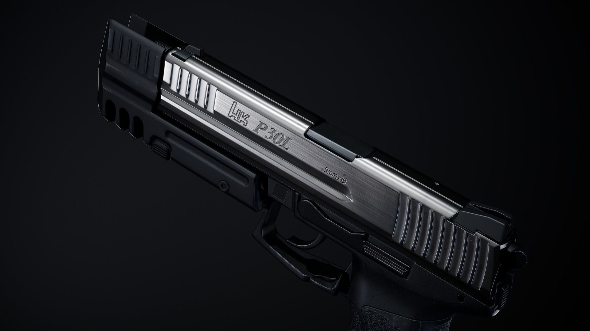 3D model P30L PBR gun VR / AR / low-poly | CGTrader