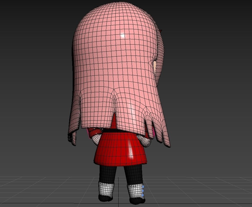 Zero Two chibi figure 3D model | CGTrader