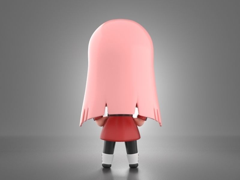 Zero Two chibi figure 3D model | CGTrader