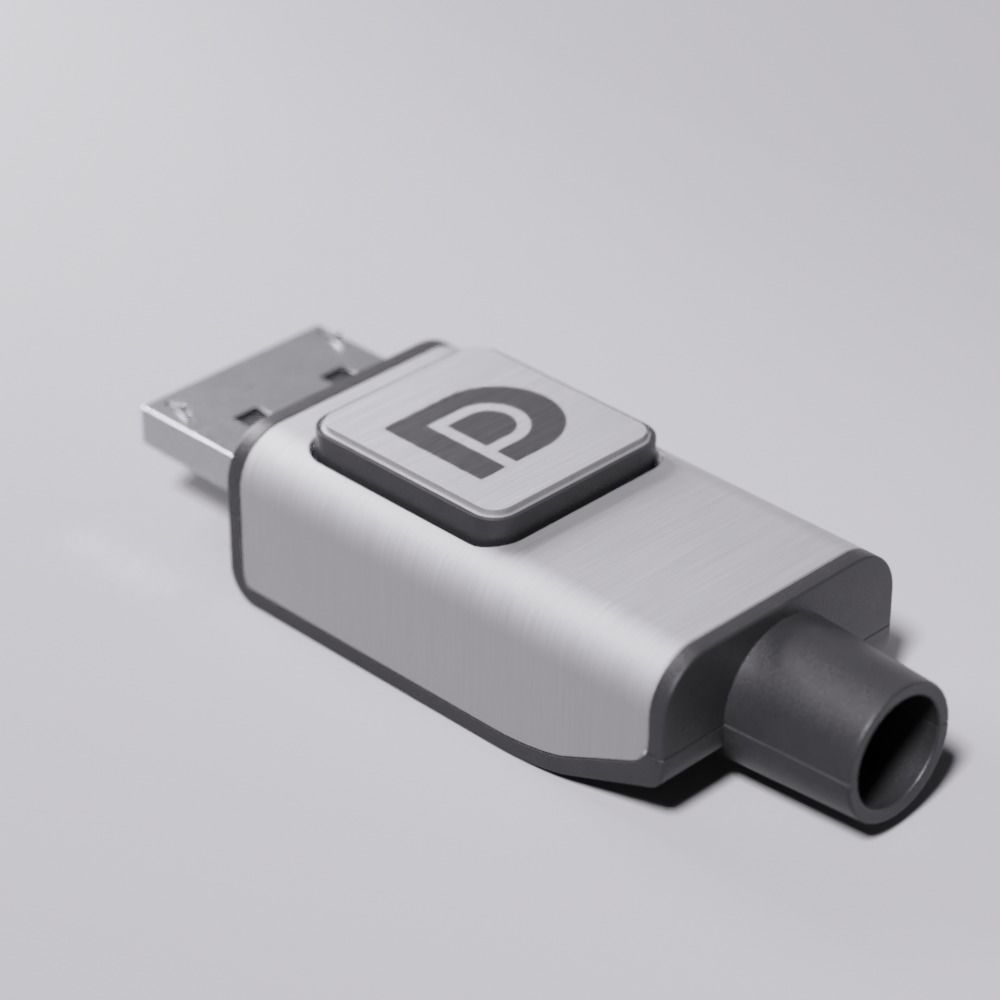Male DisplayPort Connector 3D model | CGTrader