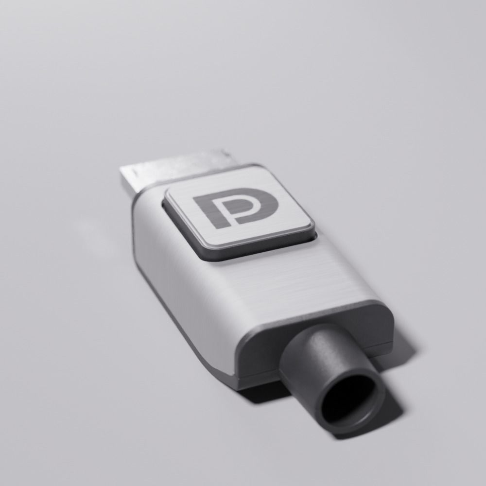 Male DisplayPort Connector 3D model | CGTrader