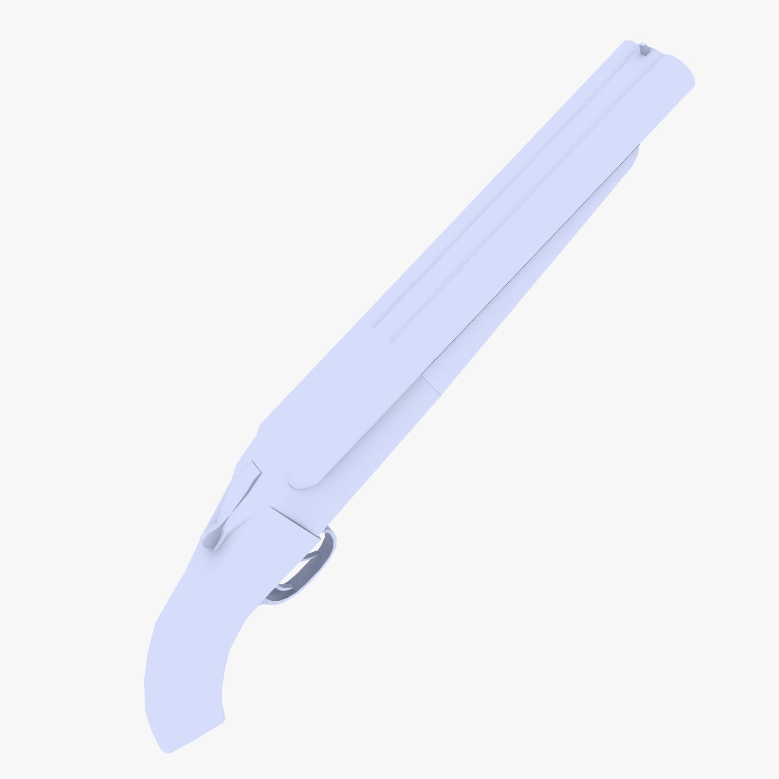3D model Sawn-off Shotgun VR / AR / low-poly | CGTrader