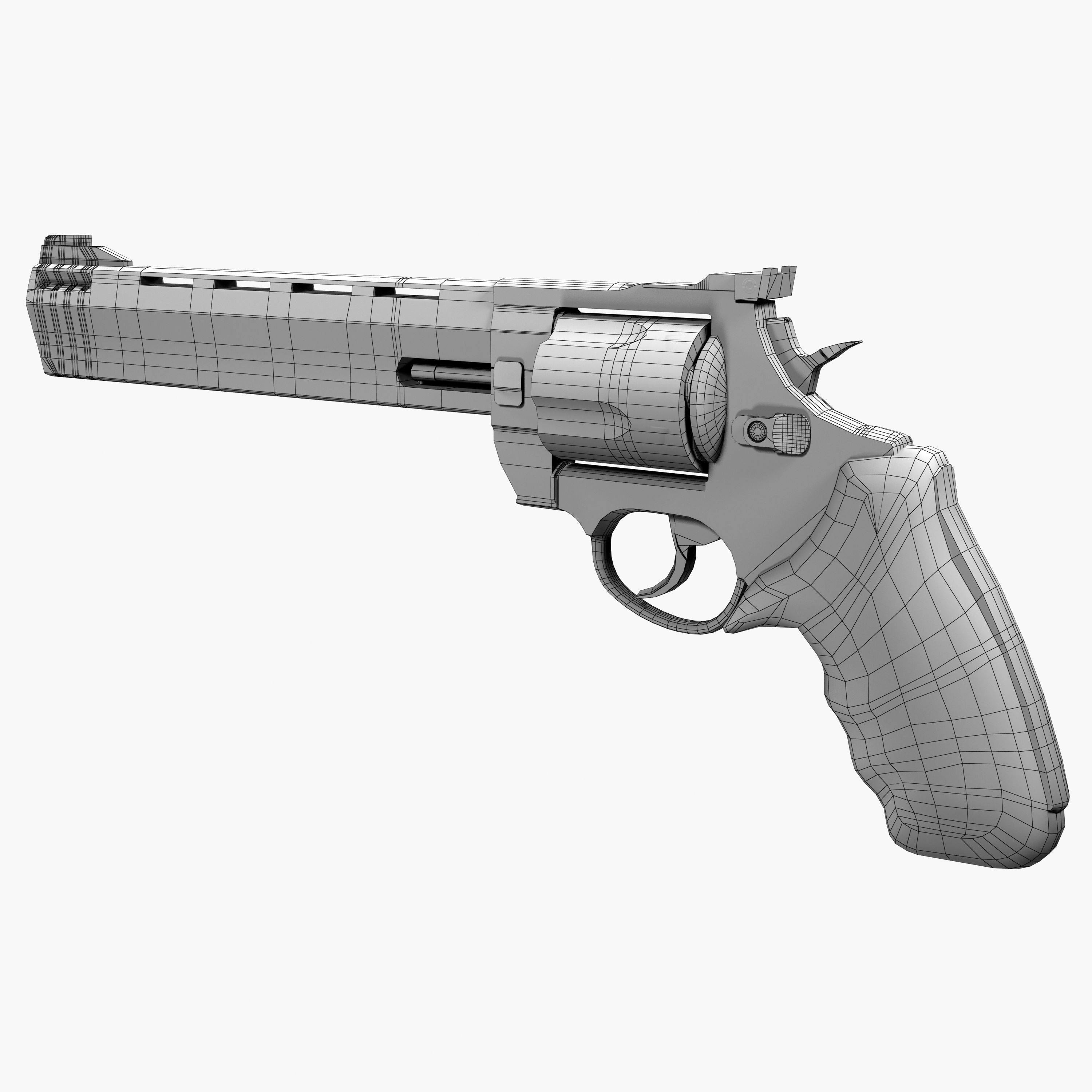 3D model Taurus Raging Bull 454 Casull VR / AR / low-poly | CGTrader
