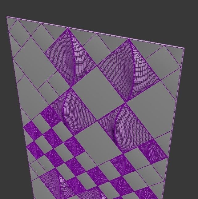 Decor checkered pattern 3D model | CGTrader
