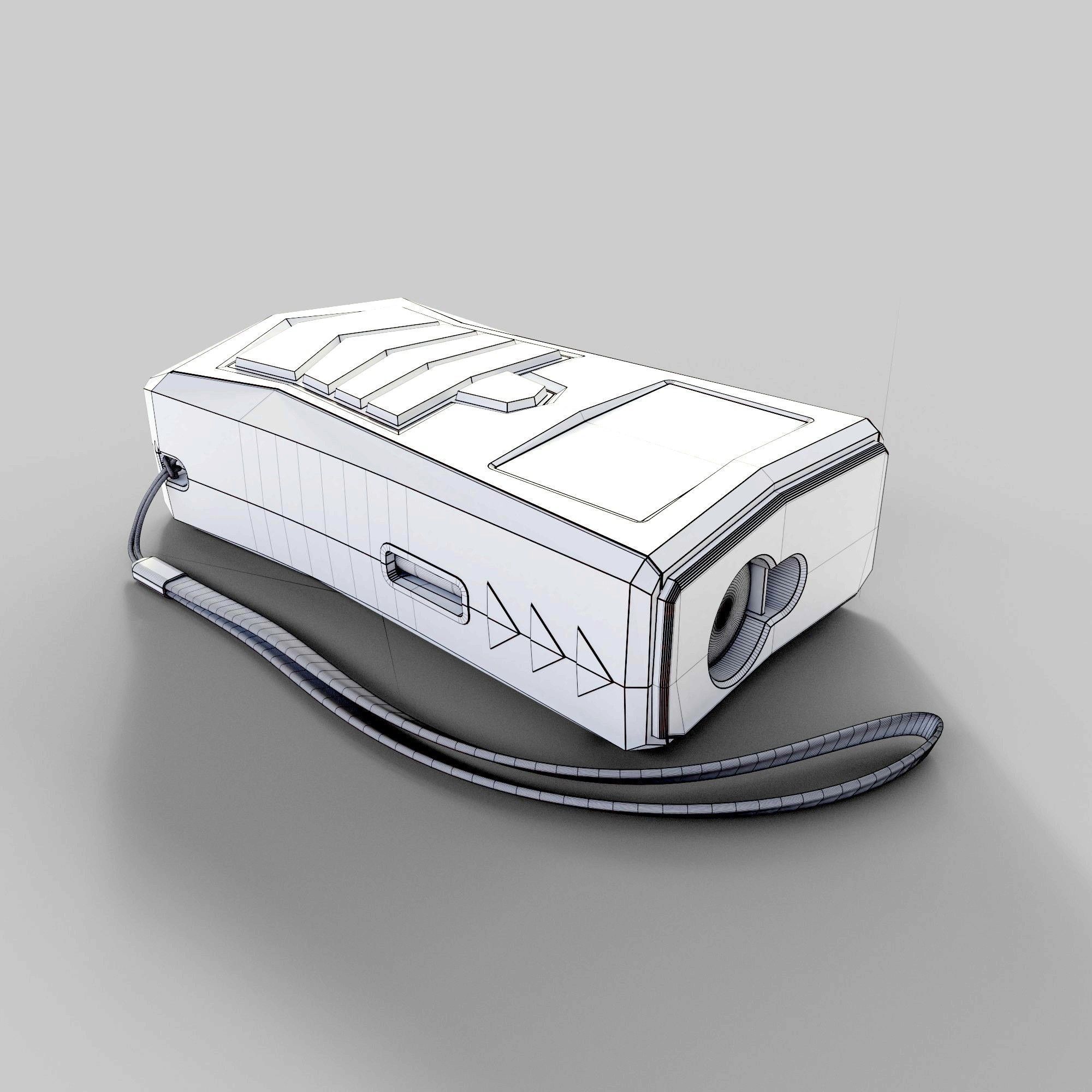 Laser range finder 3D model | CGTrader