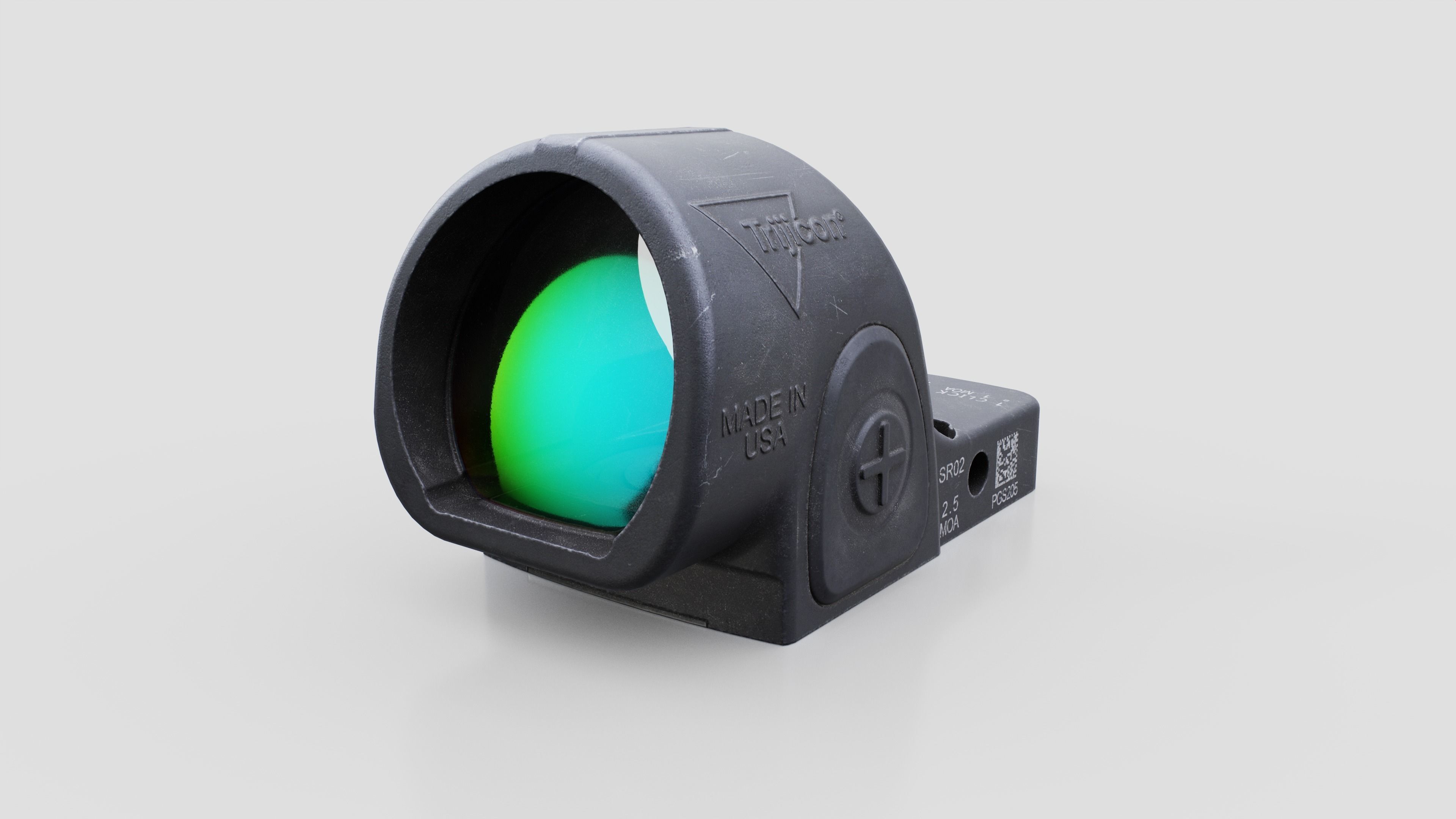 3D model Trijicon SRO Specialized Reflex Optic VR / AR / low-poly ...
