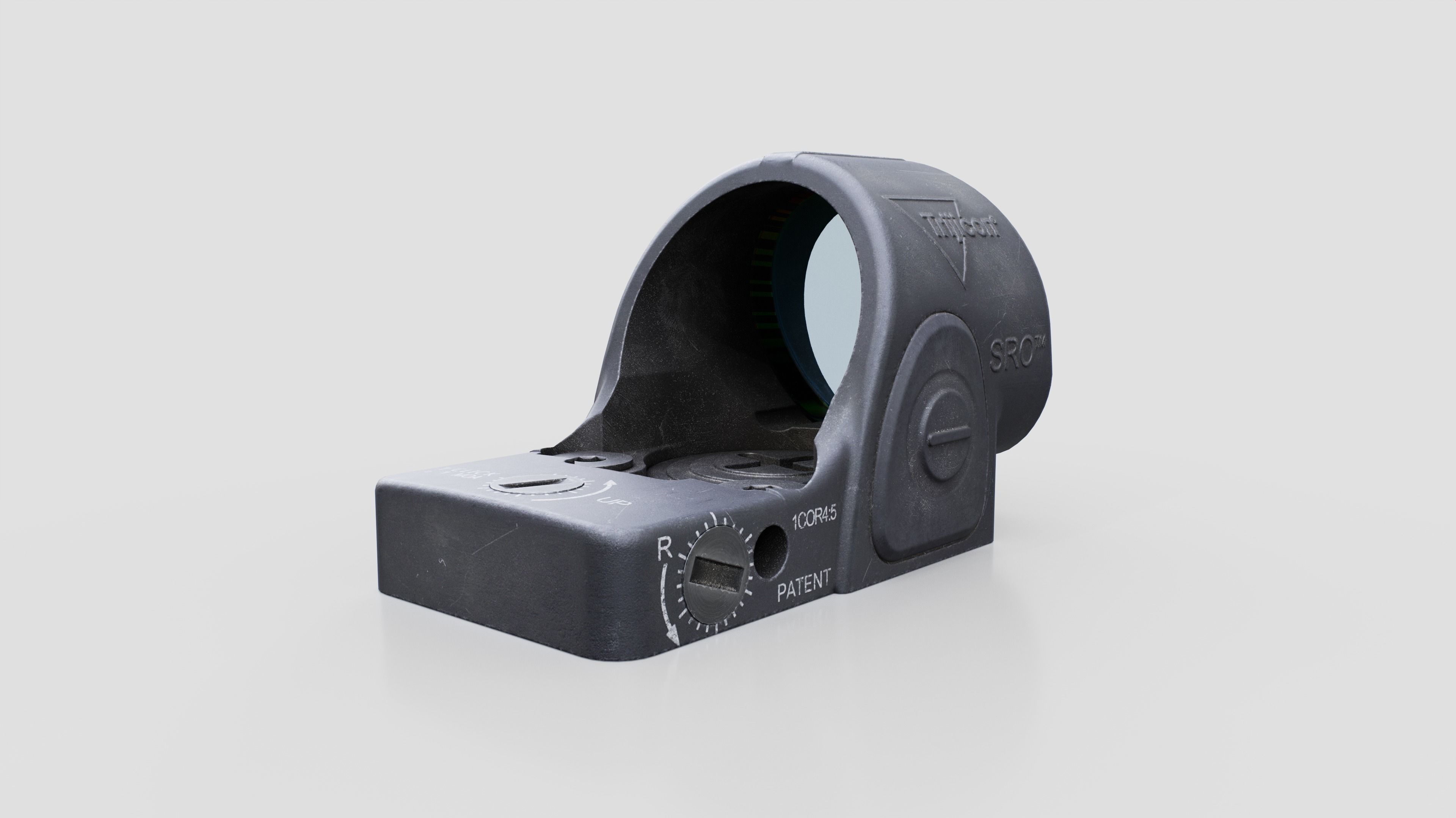 3D model Trijicon SRO Specialized Reflex Optic VR / AR / low-poly ...