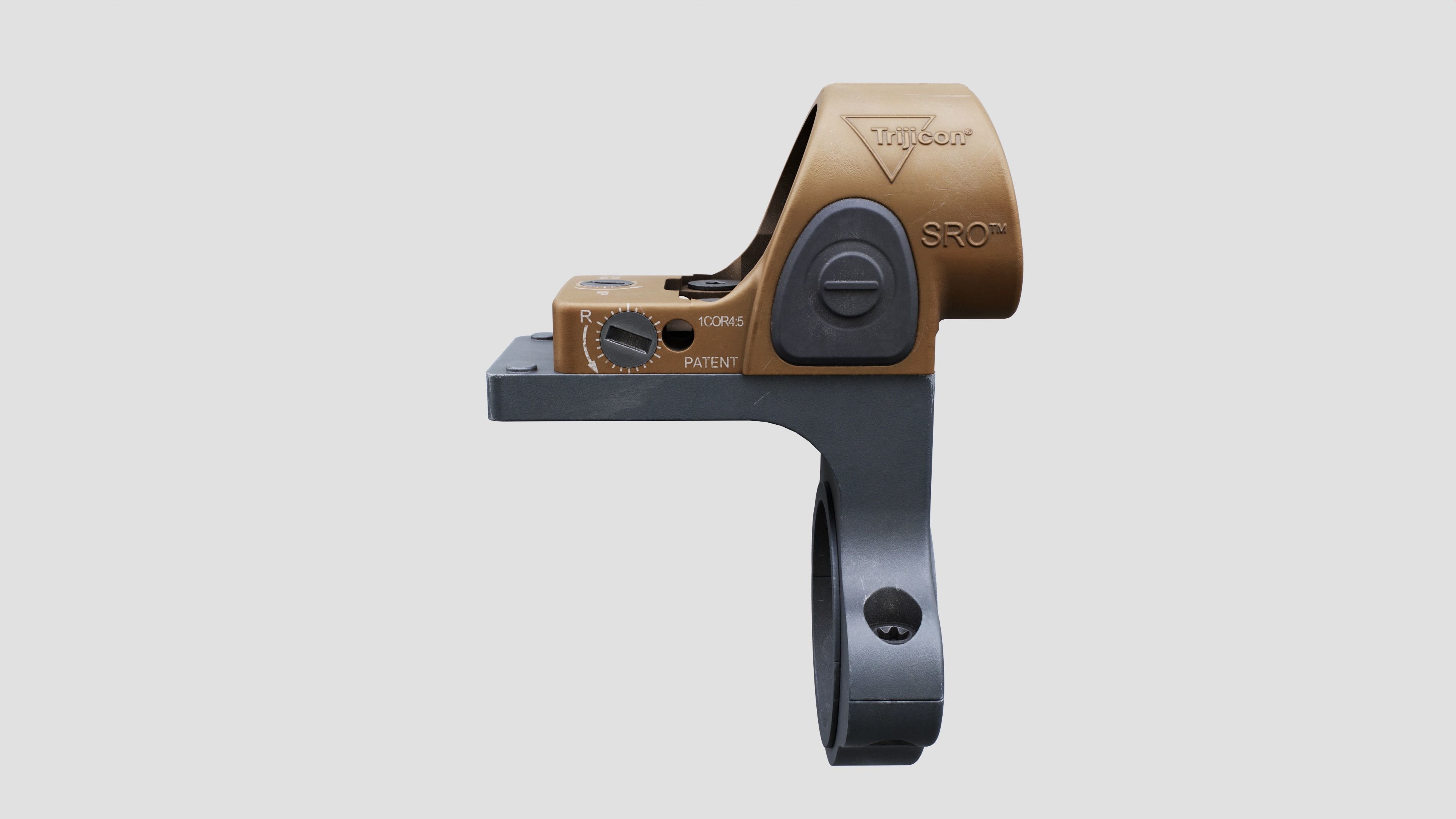 3D model Trijicon SRO Specialized Reflex Optic VR / AR / low-poly ...
