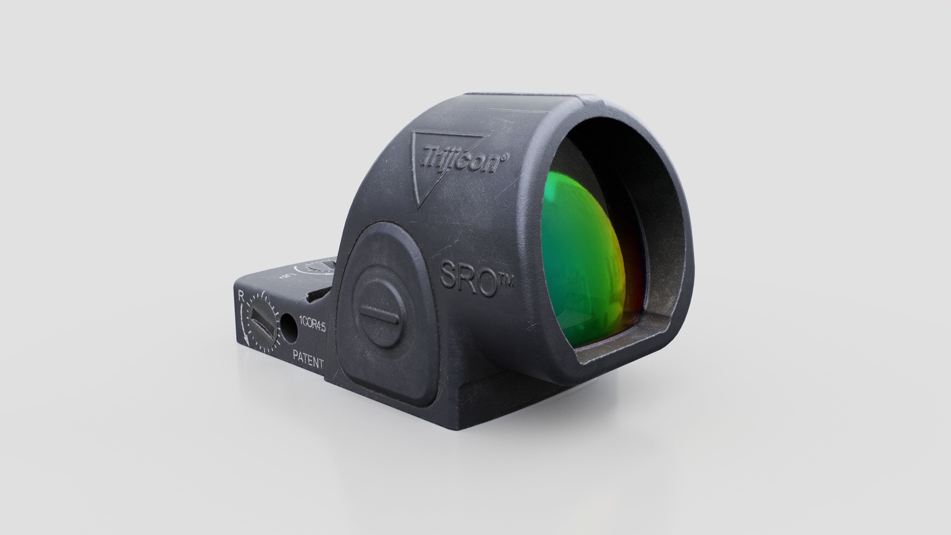 3D model Trijicon SRO Specialized Reflex Optic VR / AR / low-poly ...
