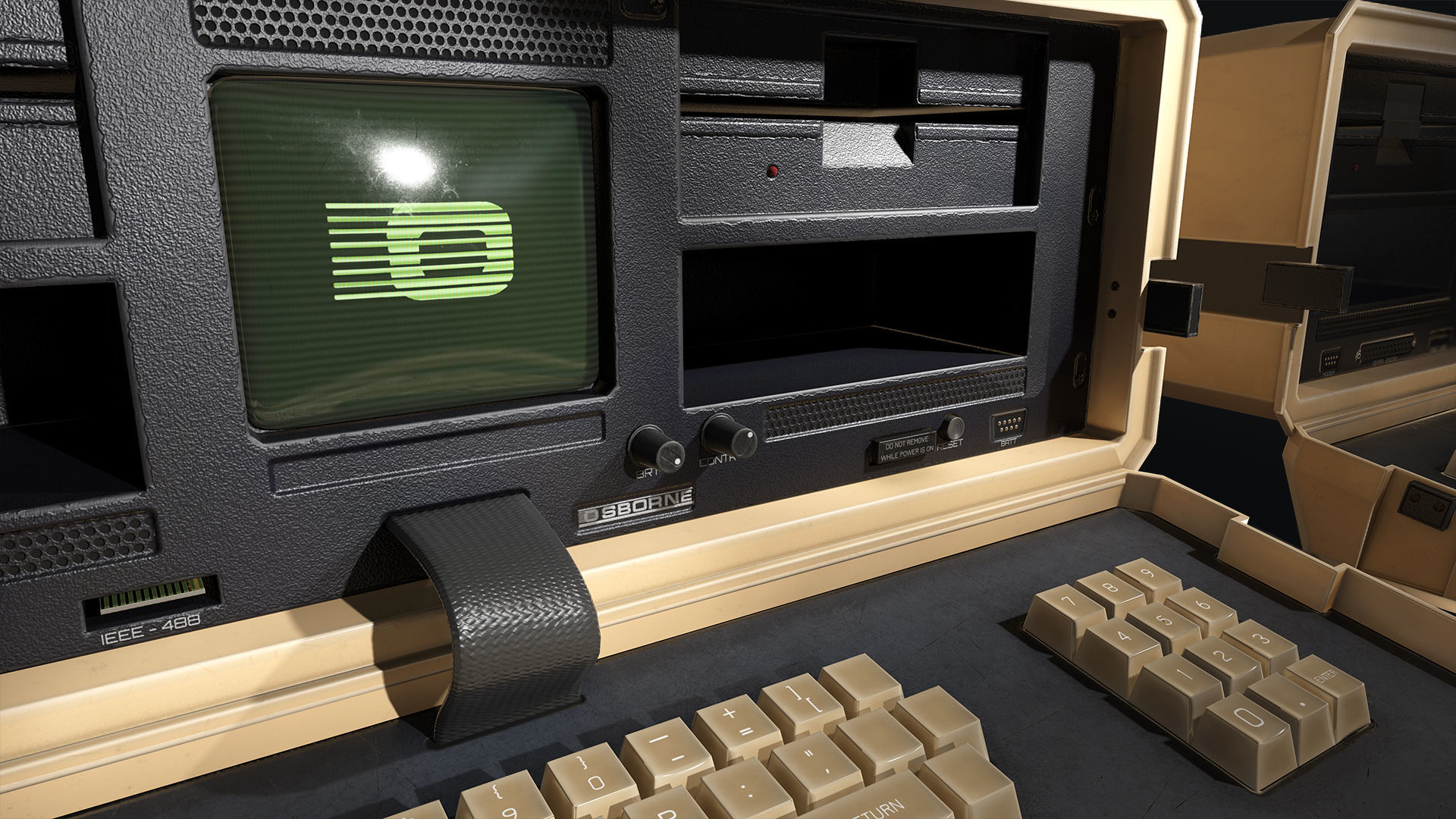 3D model Retro PC Osborne 1 VR / AR / low-poly | CGTrader