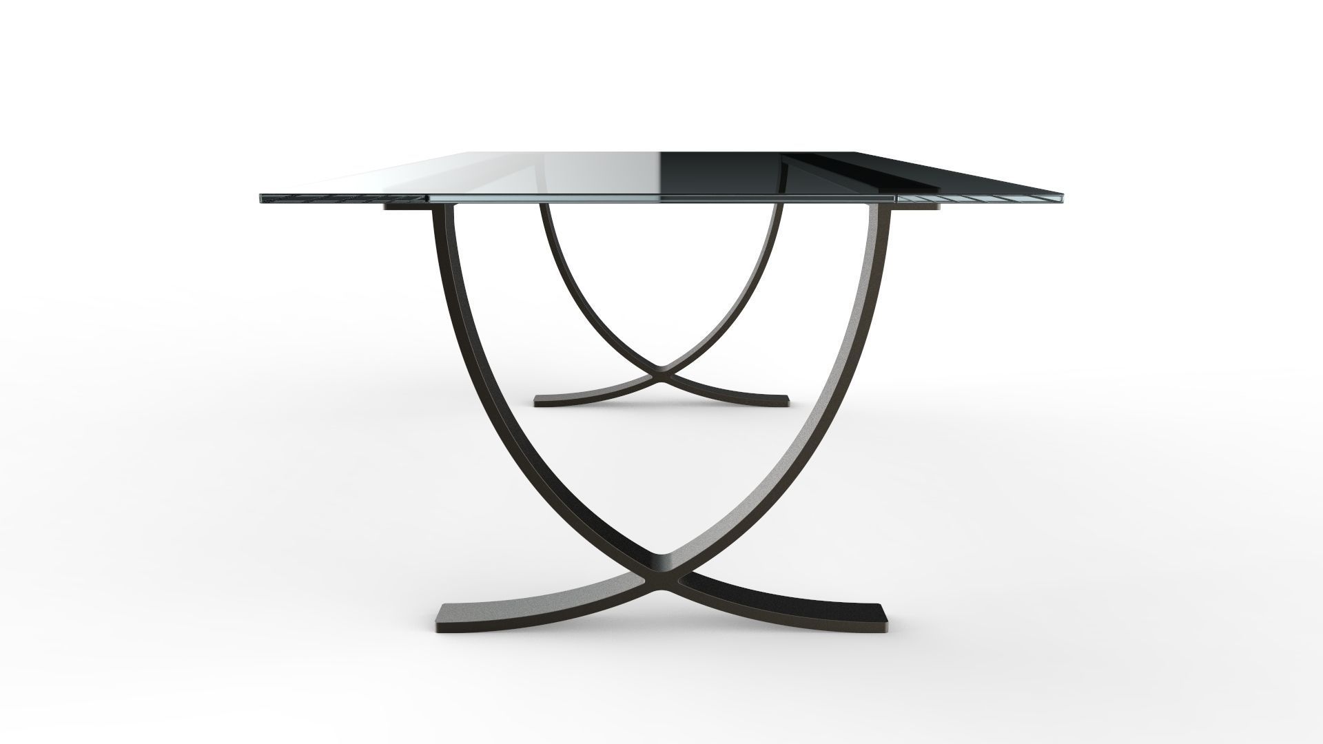 Eclipse Dining Table 3D model | CGTrader