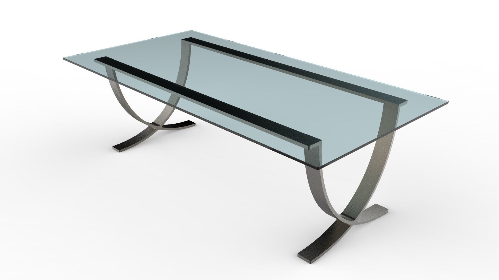 Eclipse Dining Table 3D model | CGTrader