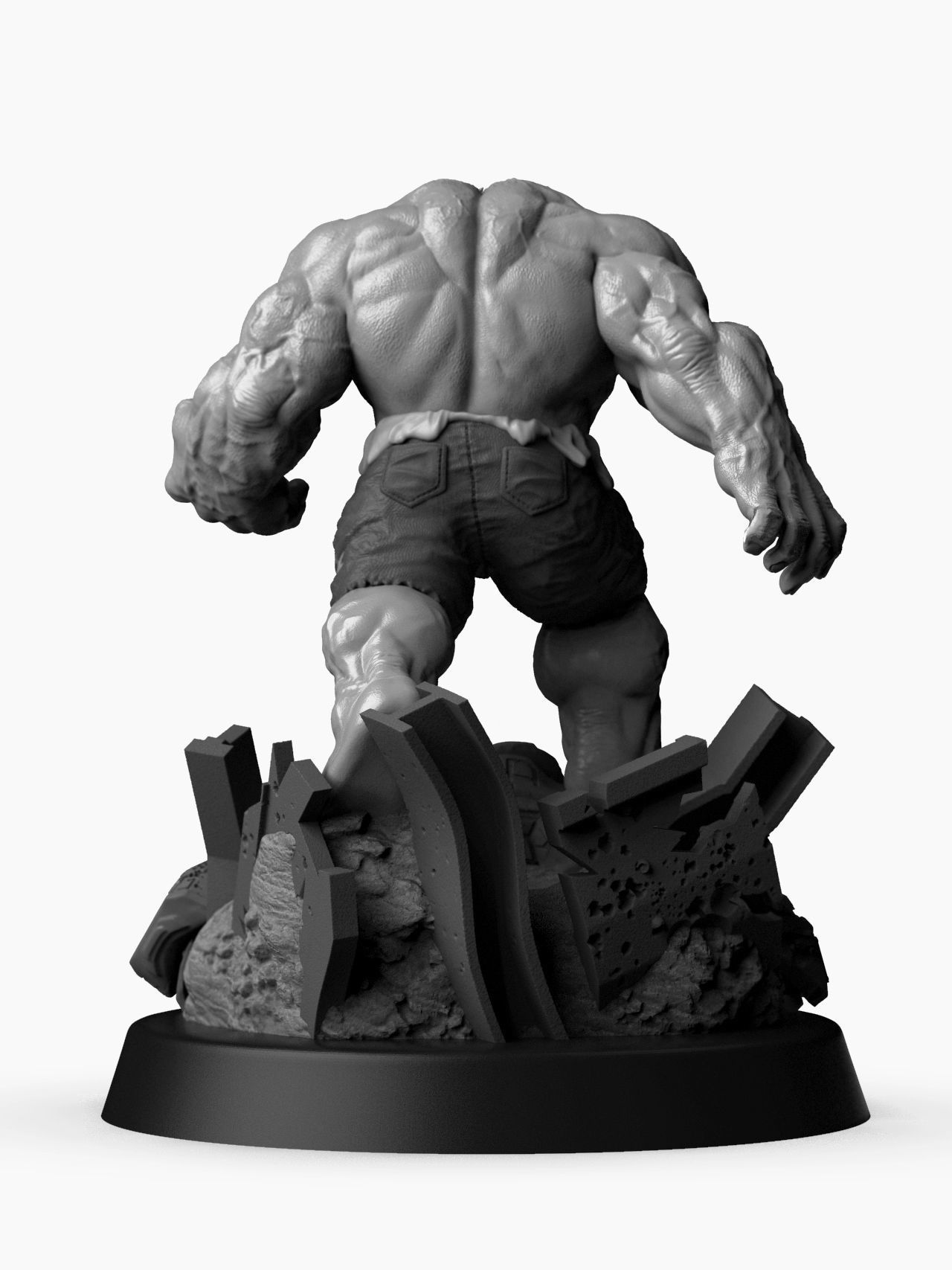 hulk smash 3D model 3D printable | CGTrader