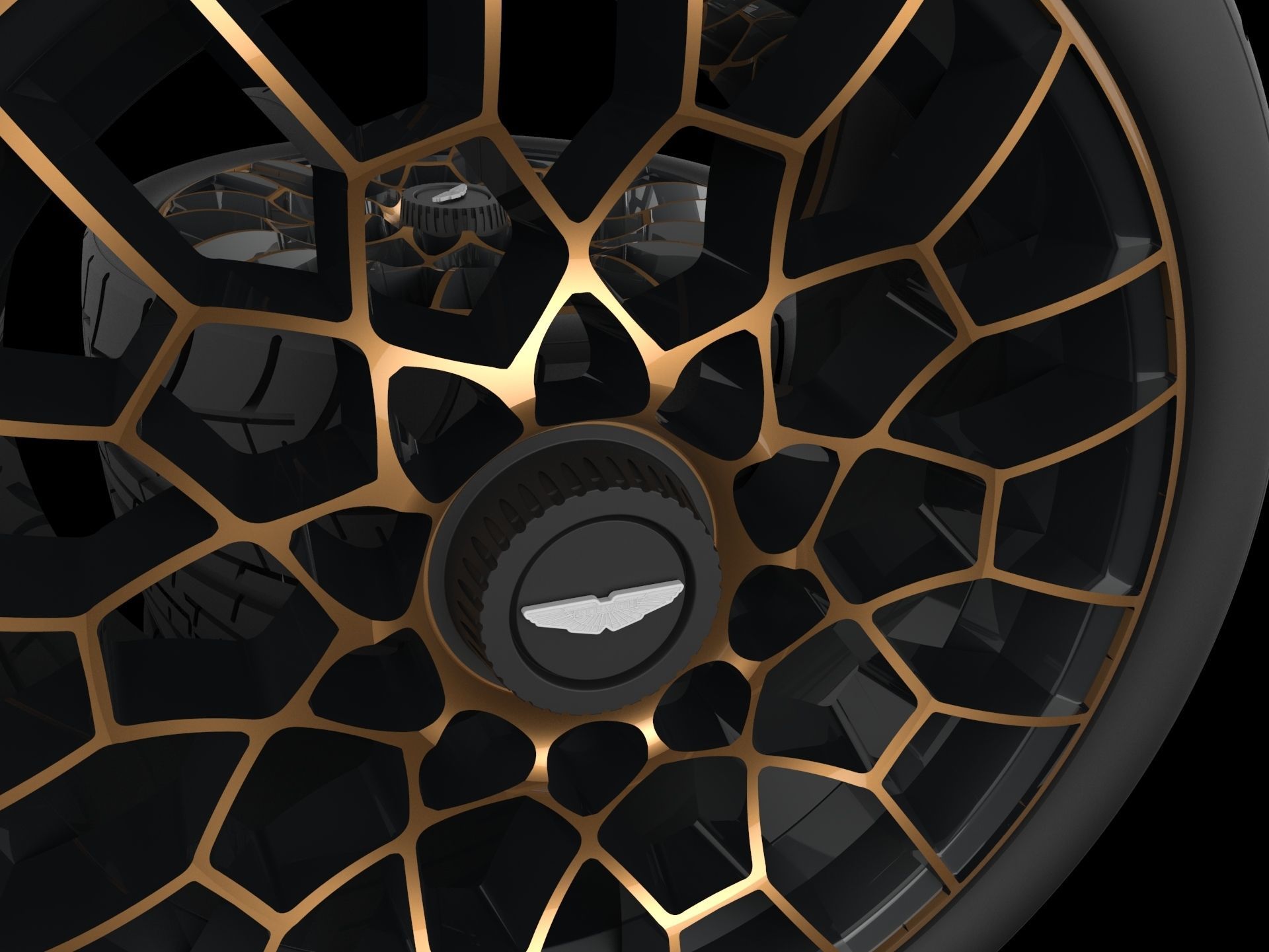 Aston martin valkyrie rims 3D model | CGTrader