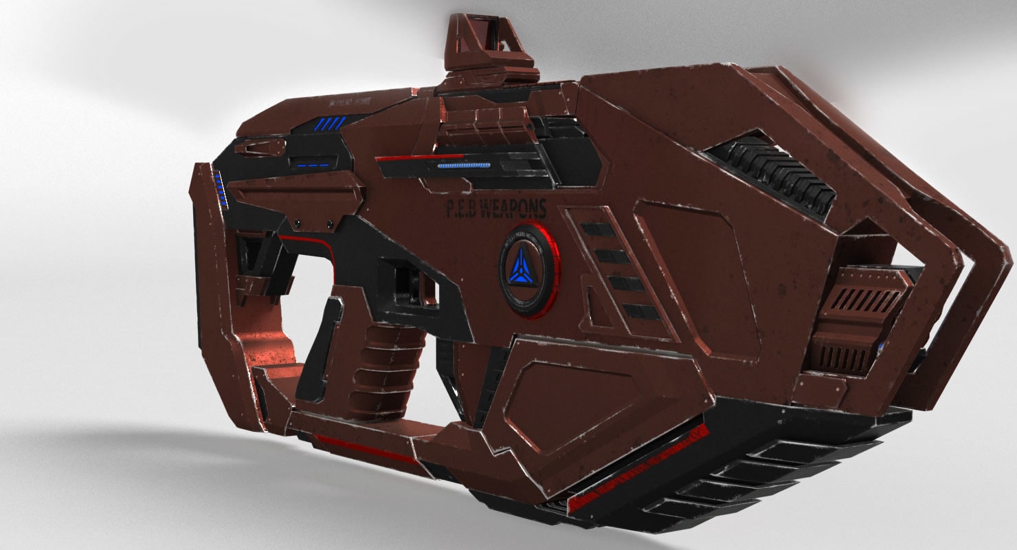 Plasma Rifle RTX J3 3D model | CGTrader